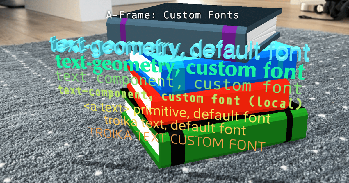 Custom Fonts | 8th Wall Playground | 8th Wall