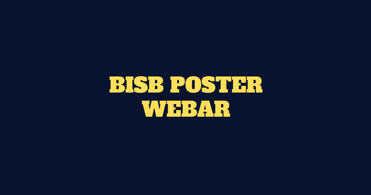 BisB Poster WebAR | CommUnion | 8th Wall