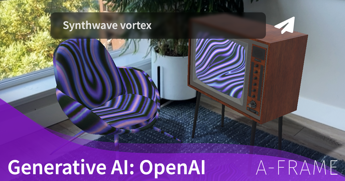 A-Frame: GenAI powered by OpenAI | 8th Wall | 8th Wall