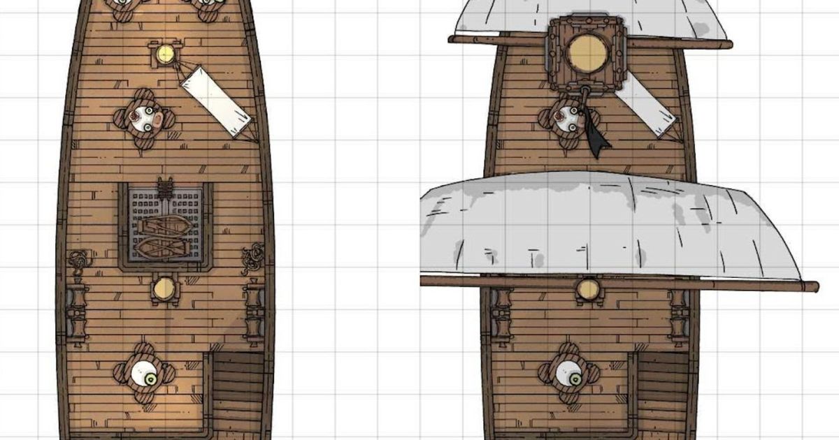 The Vessel Used by Corin Vale and Company on the Mithovan Sea | Andrew ...