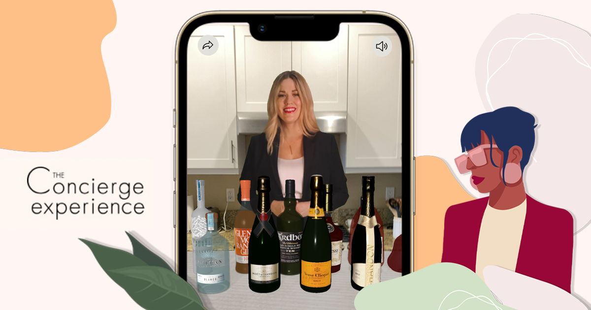 Moët-Hennessy Virtual Concierge | Rose Digital | 8th Wall