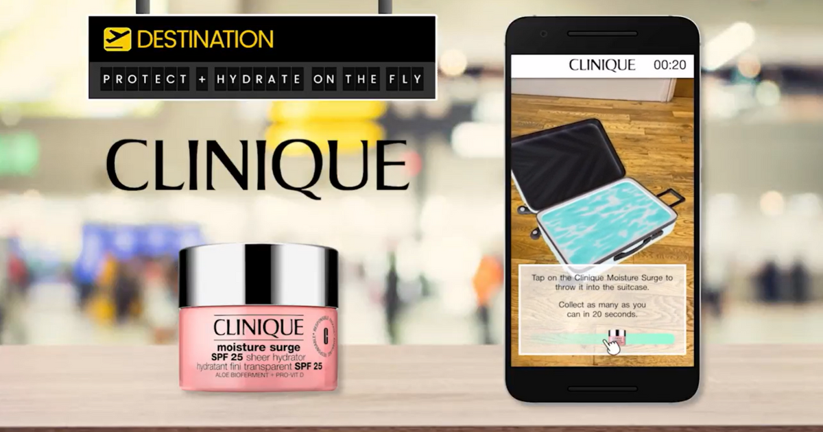 Clinique AR Experience | Hoopla Digital | 8th Wall