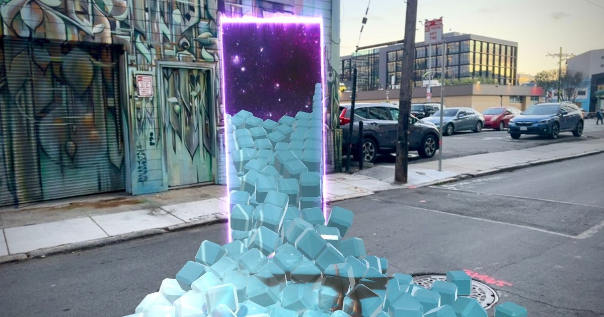 Portal - AI Generated Image Textures | Ian Curtis | 8th Wall