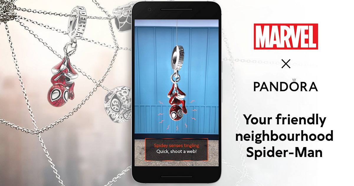 Pandora Spiderman AR | Hoopla Digital | 8th Wall