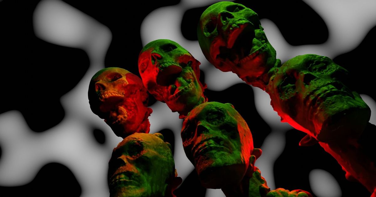 Skull Totem Terror by Carriage Way Cemetery | Matthew Knowles | 8th Wall