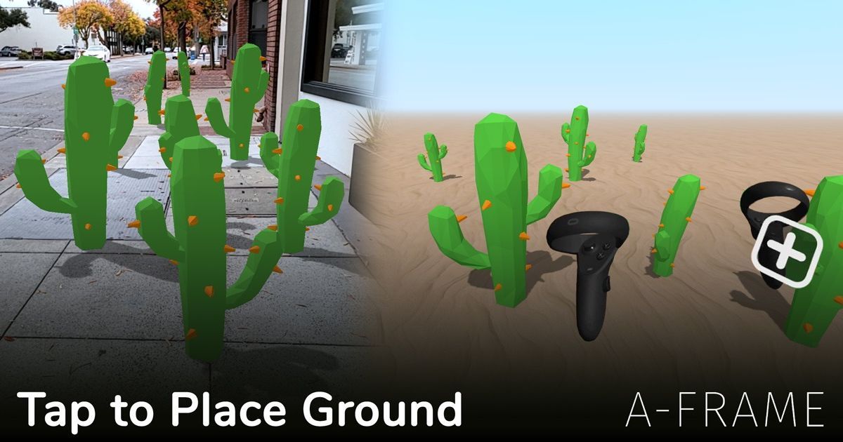 A-Frame: Tap to Place Ground | 8th Wall | 8th Wall