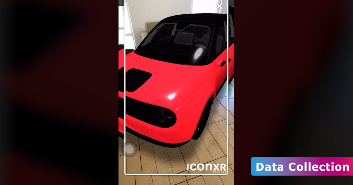 Data Collection - Car Demo | ICON XR Studios | 8th Wall