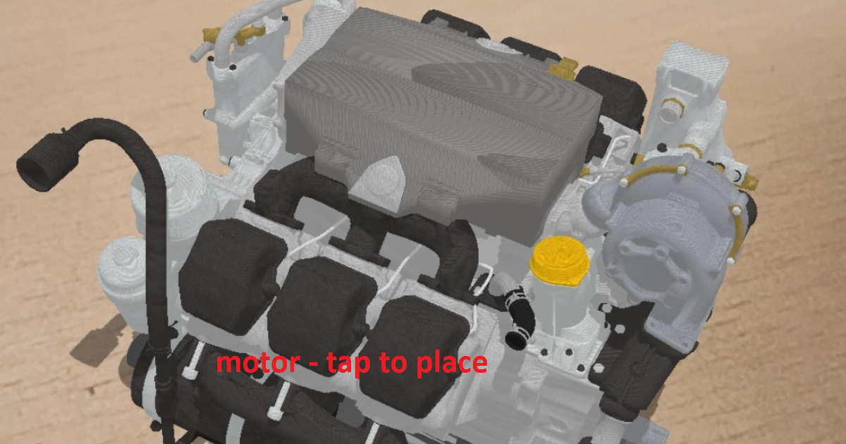 MOTOR tap to place | Equanimous Technologies | 8th Wall