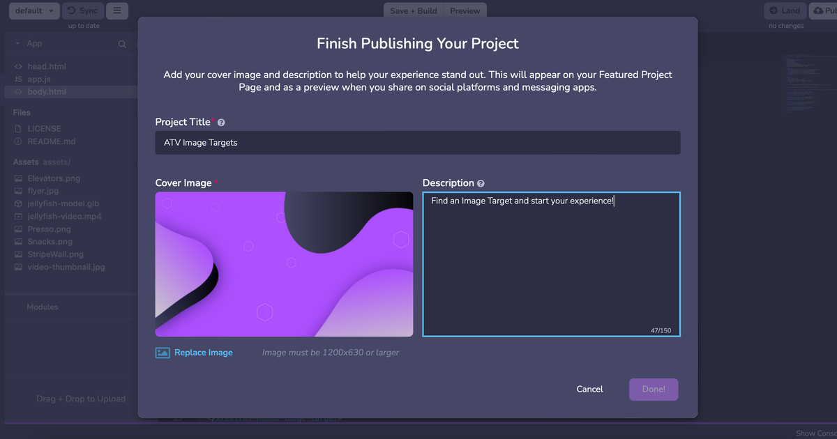ATV Image Targets | Memik | 8th Wall