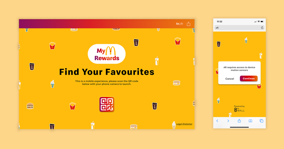 Yahoo McDonalds Rewards Challenge