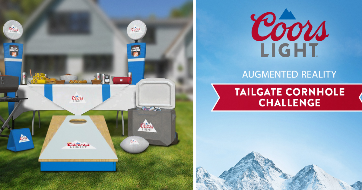 COORS LIGHT: TAILGATE CORNHOLE CHALLENGE | Trigger XR | 8th Wall
