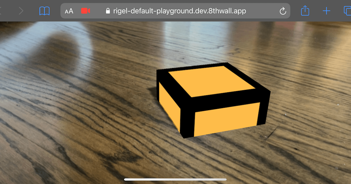 A-Frame: Hider Material Floor | 8th Wall Playground | 8th Wall