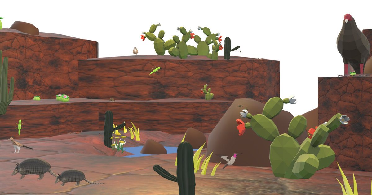 AR Desert Ecosystem | Andrew Thomason | 8th Wall