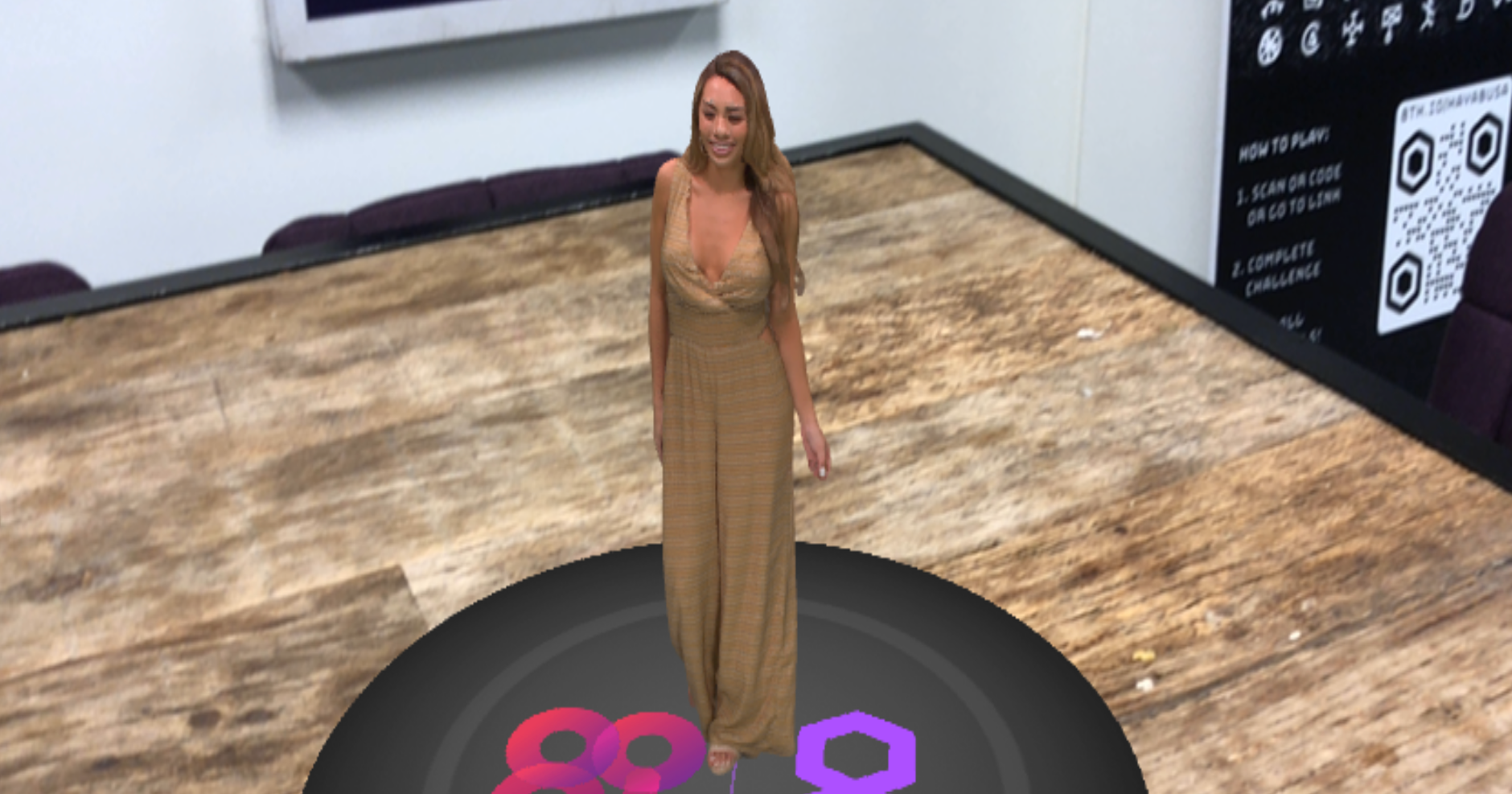 three.js: 8i Hologram