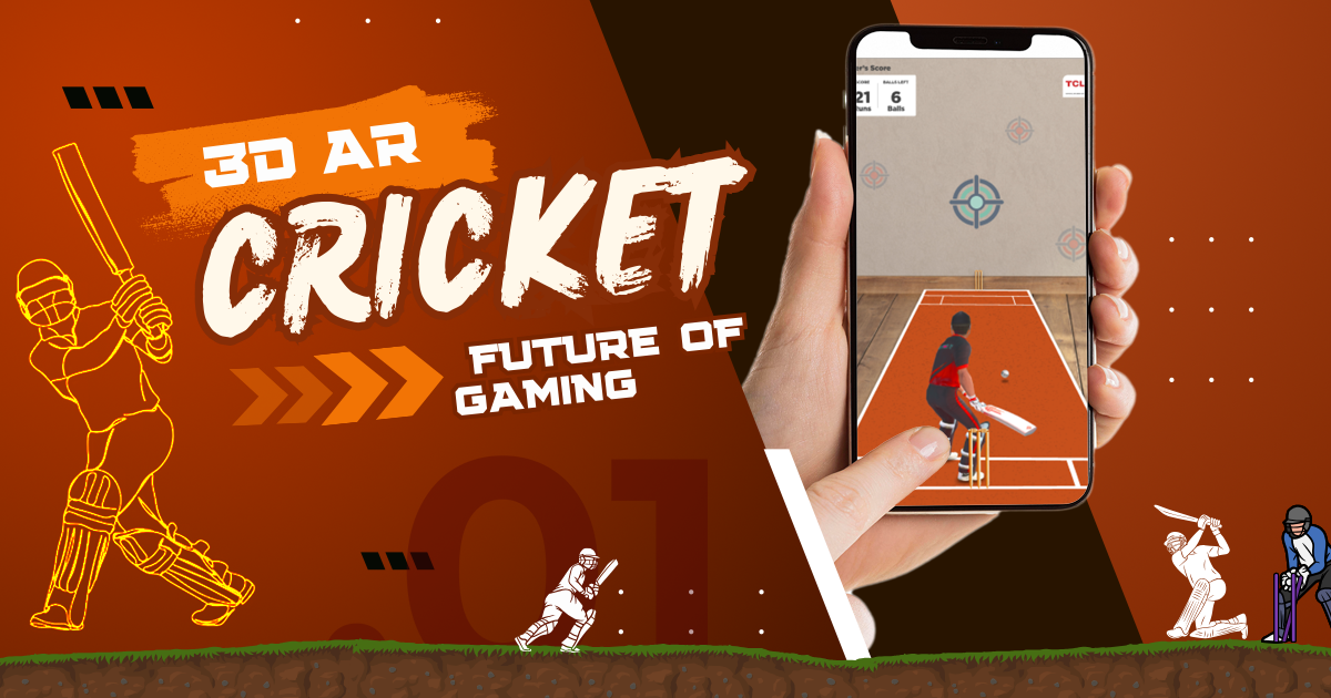 Future of Gaming - 3D AR Cricket Game ! | Octech Digital | 8th Wall
