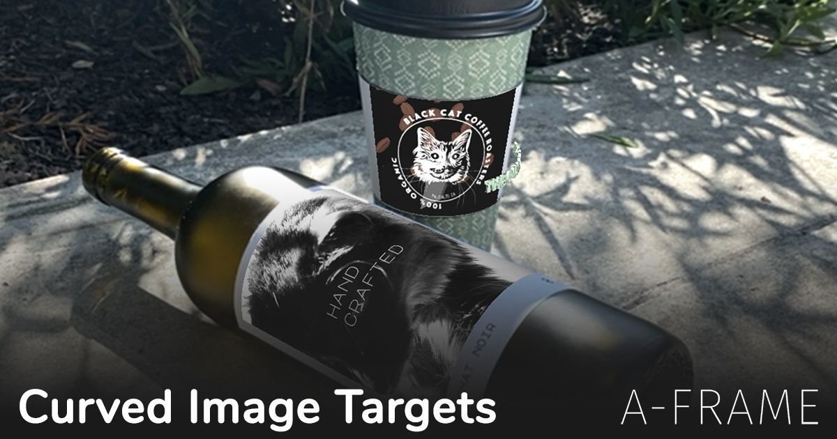 A-Frame: Curved Image Targets | 8th Wall | 8th Wall