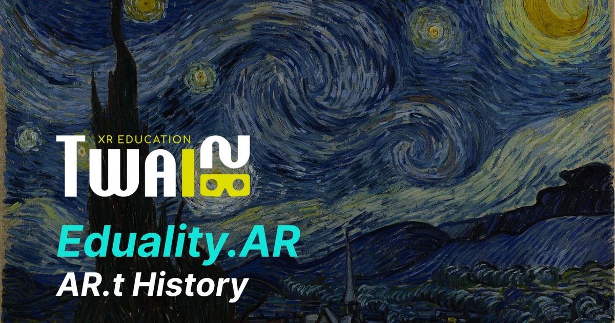 Eduality.AR - AR.t History #1 | Twain XR Education | 8th Wall