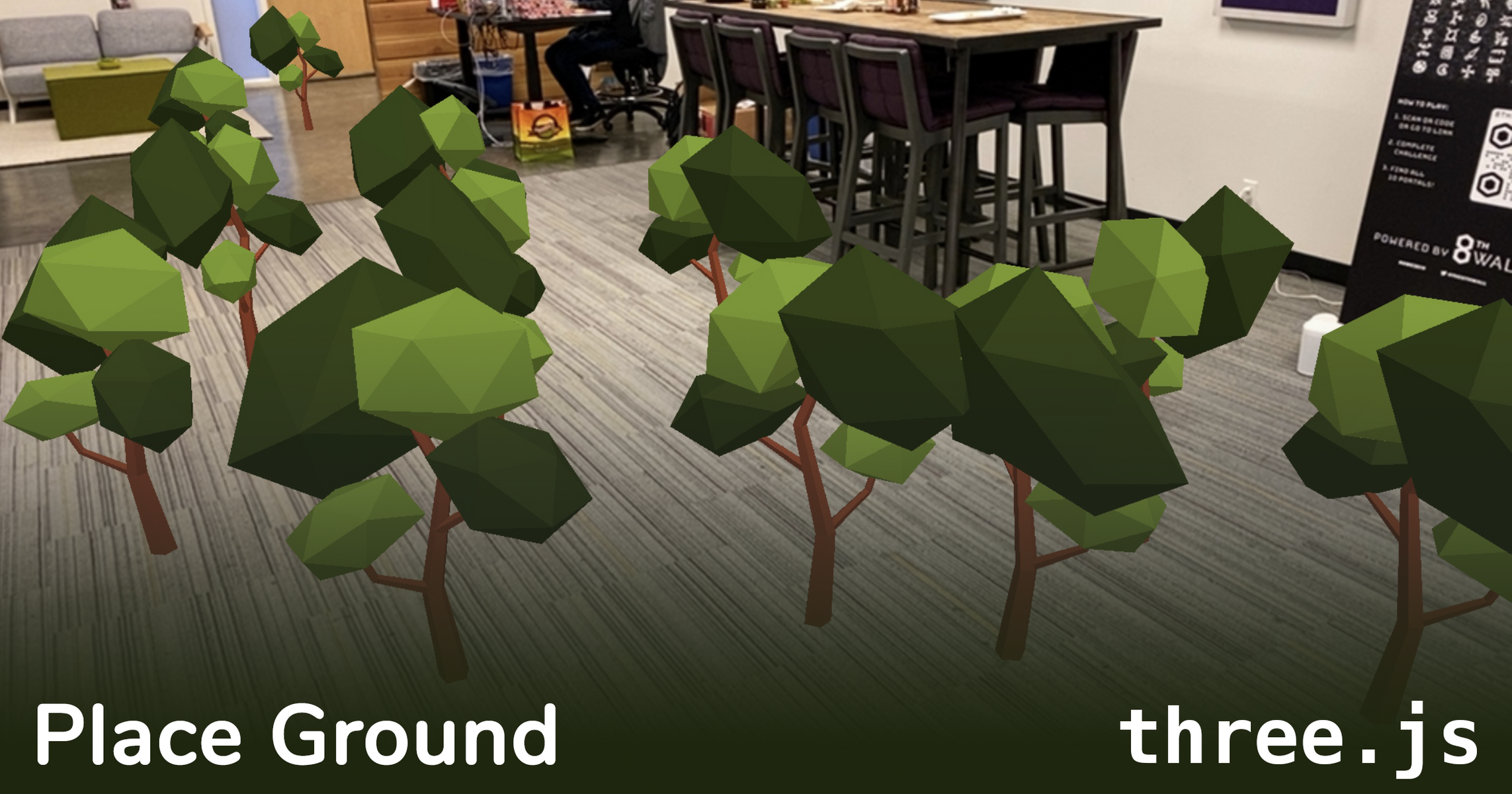 Threejs Place Ground