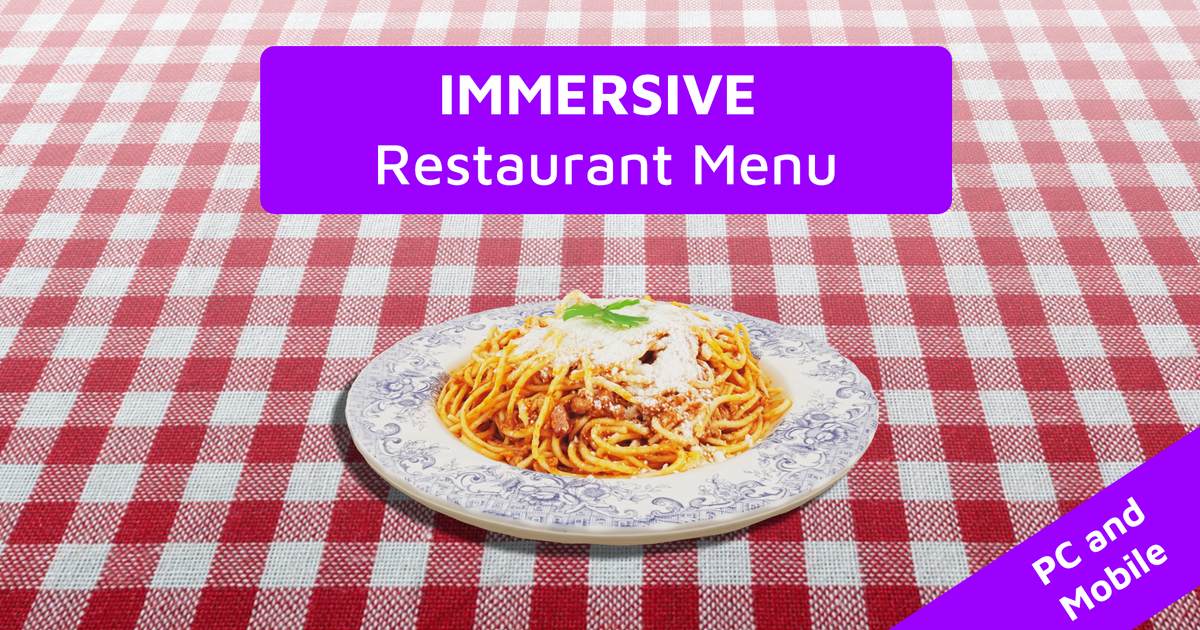 Immersive Restaurant Menu | aurepuertadev | 8th Wall