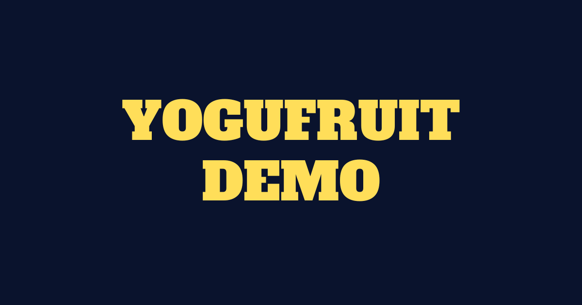 Yogu fruit Demo | The Intellify | 8th Wall