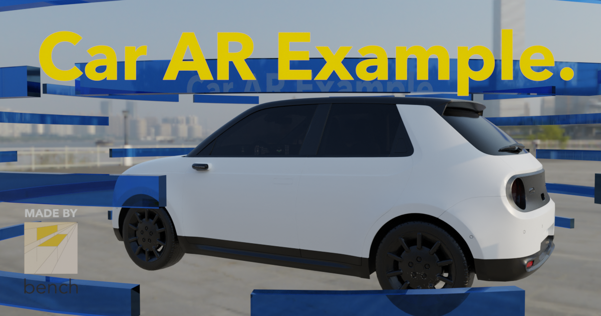 Car AR Example | Bench.co.,ltd | 8th Wall