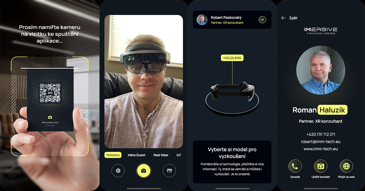 Immersive XR Business Card | Equanimous Technologies | 8th Wall