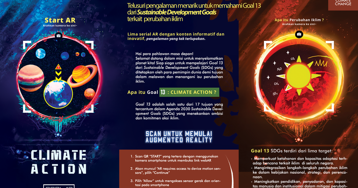 Goal 13 SDGs WebAR - Lydia RJ 692021720 | Lydia RJ | 8th Wall