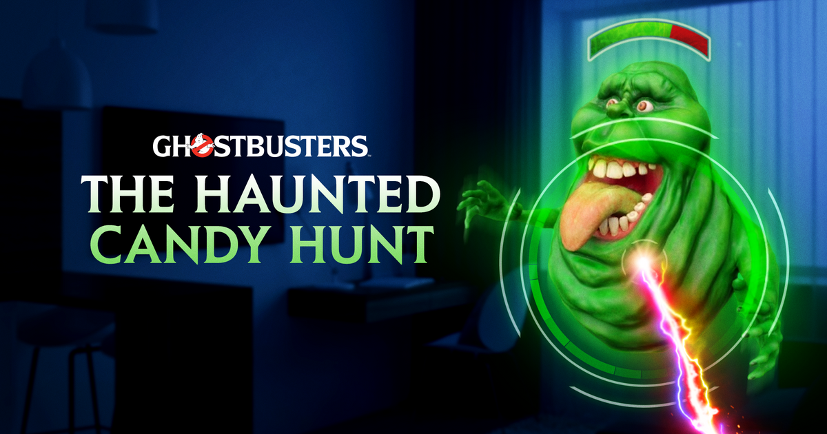 GHOSTBUSTERS: THE HAUNTED CANDY HUNT | Trigger XR | 8th Wall