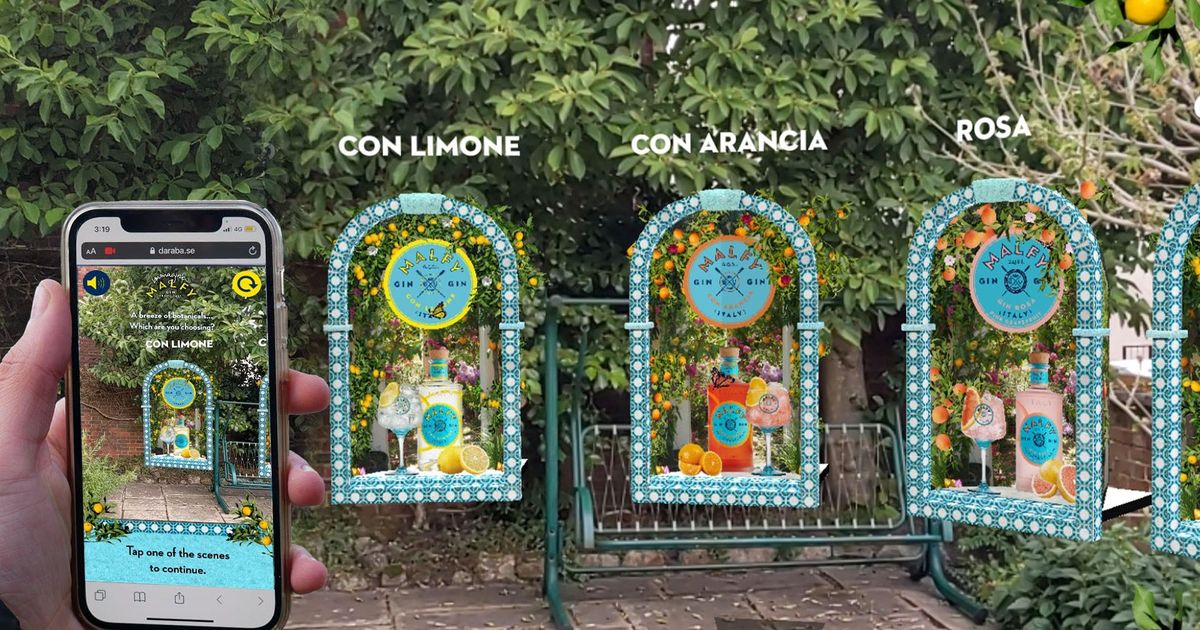 Immagina Malfy AR Campaign | Darabase | 8th Wall