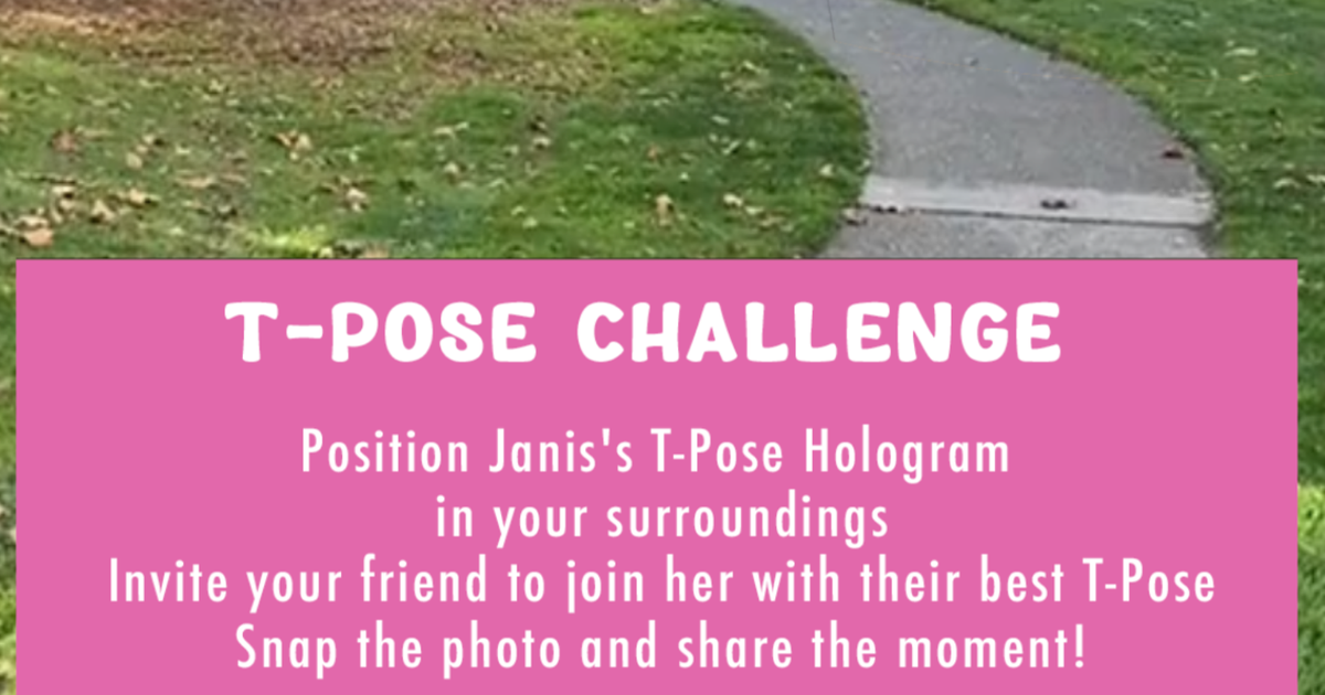 T-Pose challenge | GeniusXR | 8th Wall