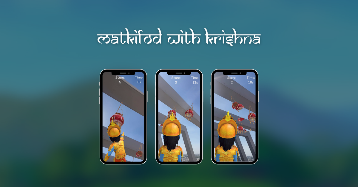 Little Krishna Game | Equanimous Technologies | 8th Wall