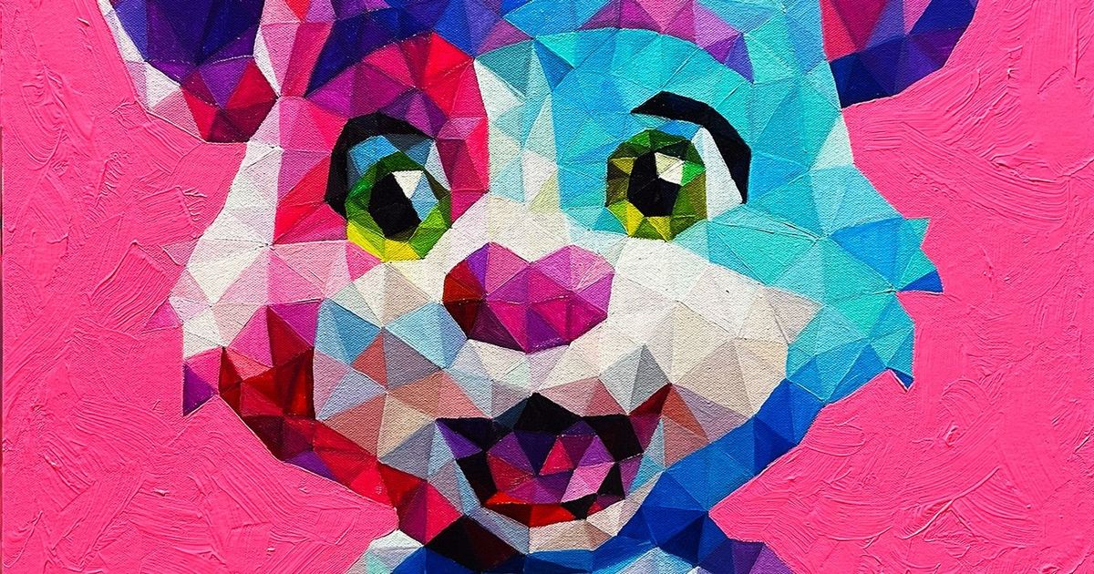 Veni Vidi PolyBear - Painting By Angie Jones for "Care Bears Forever ...