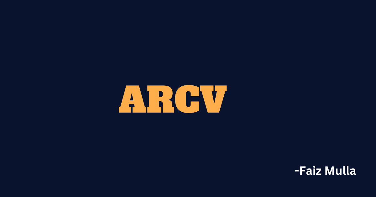 ARCV | Equanimous Technologies | 8th Wall