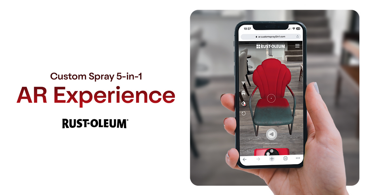 Rust-Oleum Custom Spray 5-in-1 AR Experience