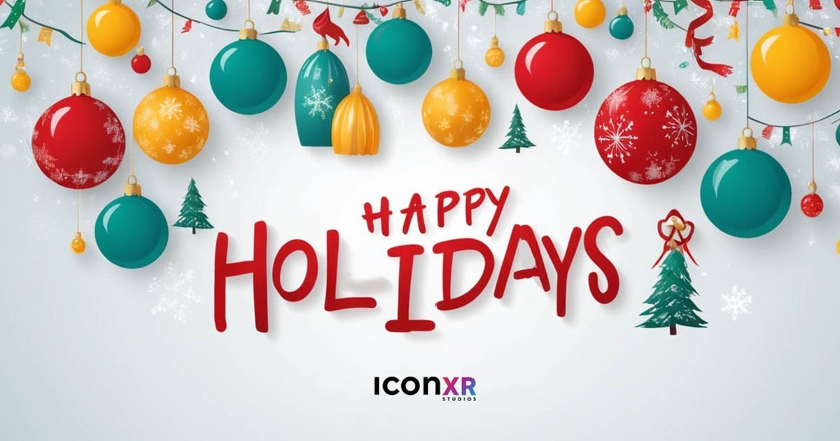 HappyHolidays2024 | ICON XR Studios | 8th Wall